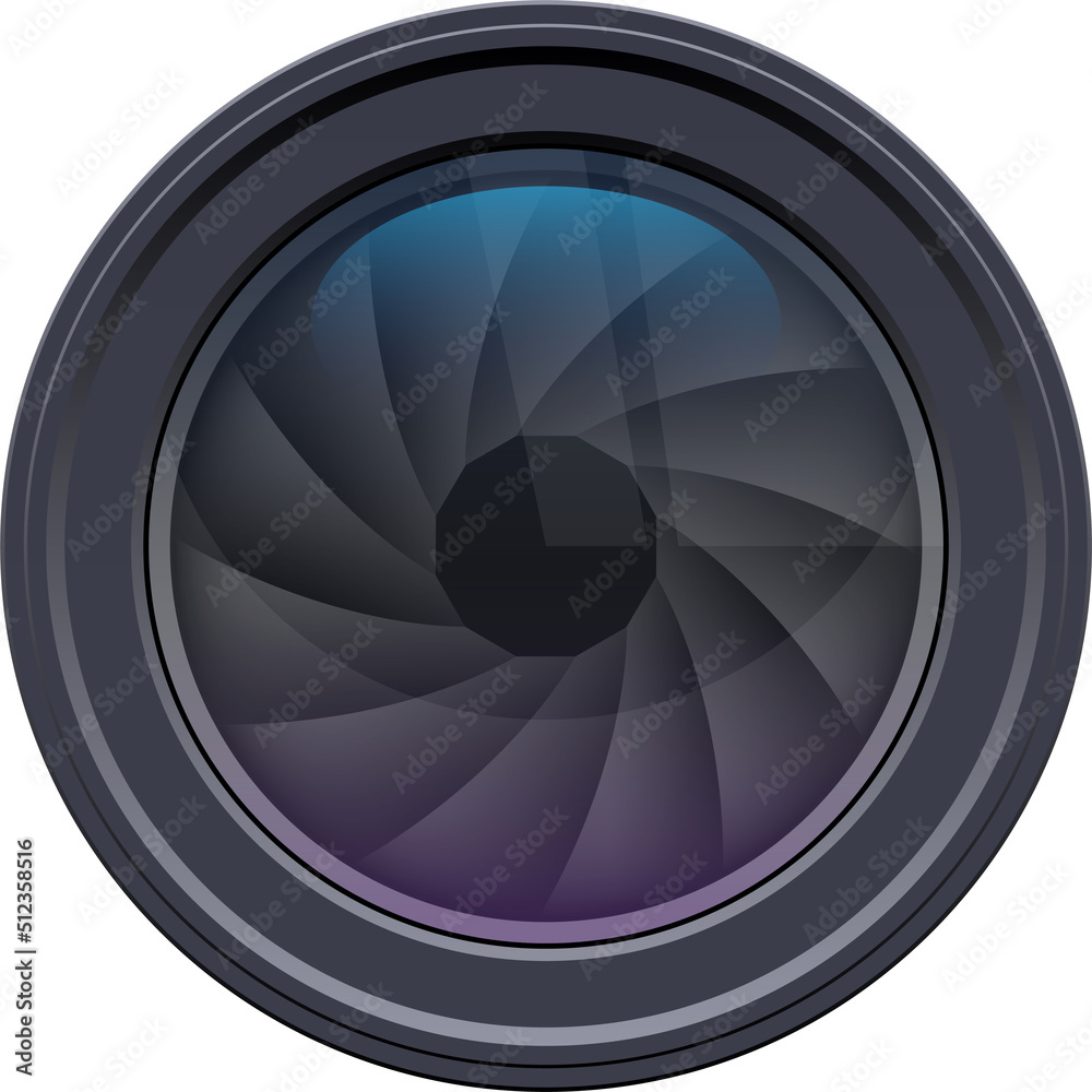 Camera lens clipart design illustration Stock Illustration | Adobe Stock
