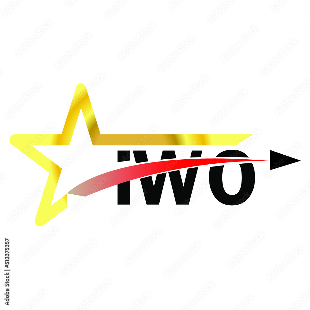 IWO letter logo design. IWO creative letter logo. simple and modern ...