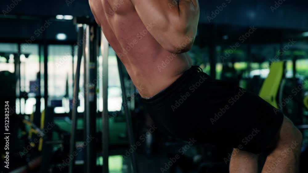 Muscles man workout in gym. Man Fitness Motivation, men's workout for ...