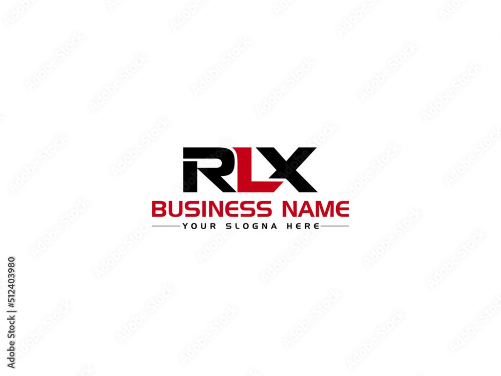 Initial RLX Logo Icon Vector, Letter RL Logo Image Design For Your ...