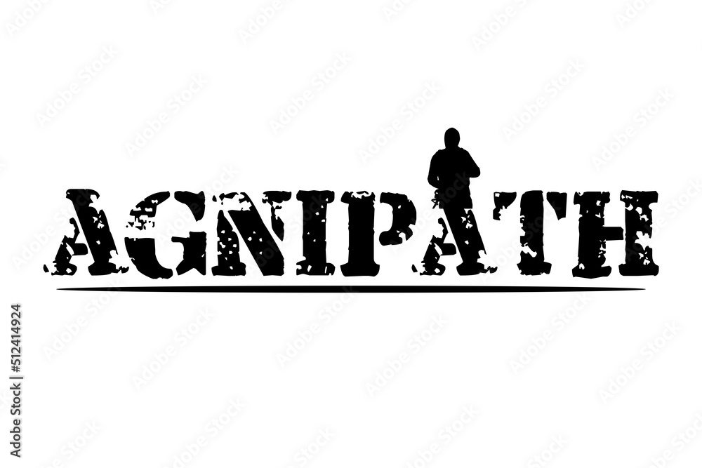 Agnipath Action Text With White Background, Agneepath Stock ...