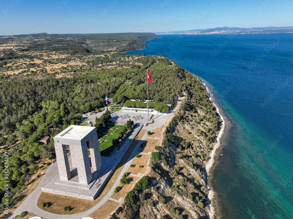 Gallipoli peninsula, where Canakkale land and sea battles took place ...