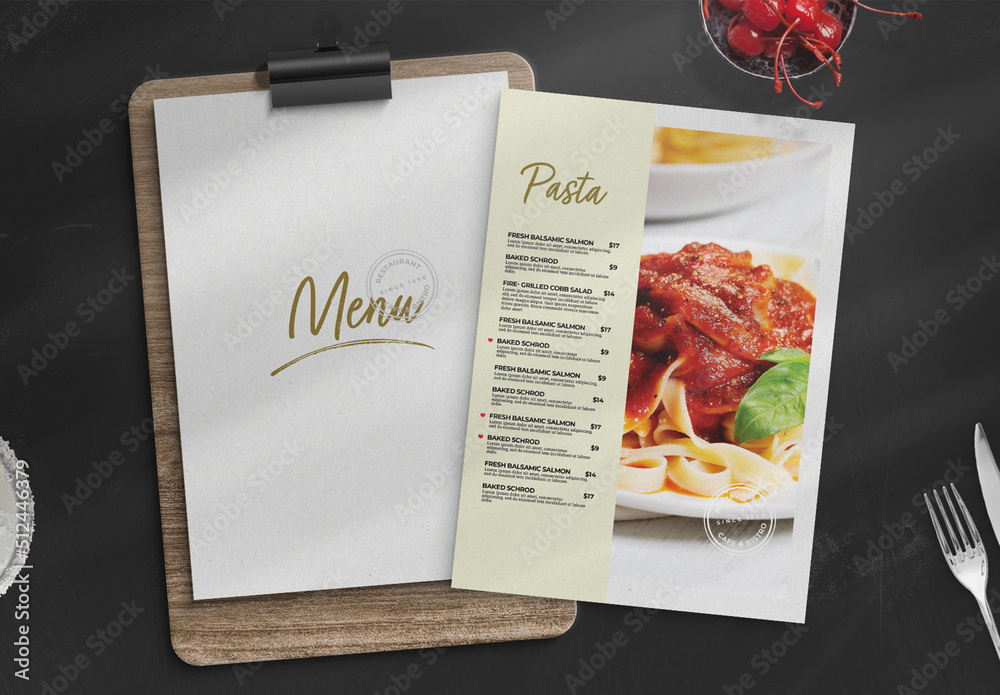 Menu Layout Stock Template | Adobe Stock