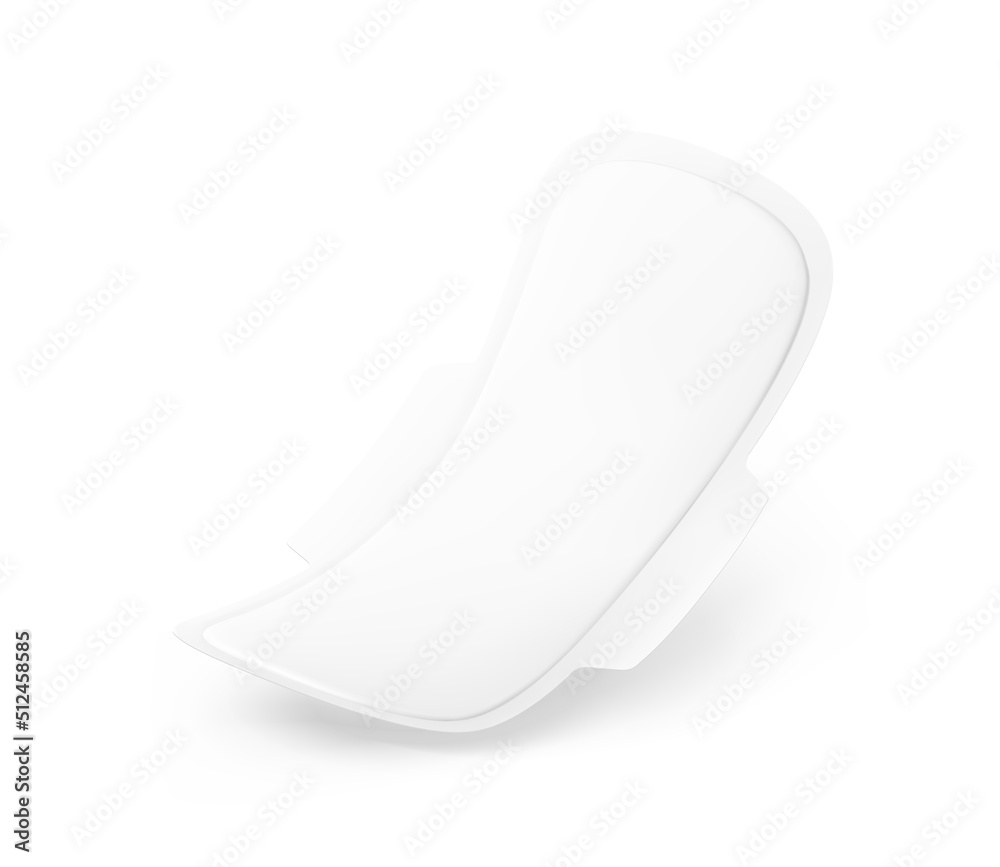 Realistic women pad mockup. Perspective view. Vector illustration ...