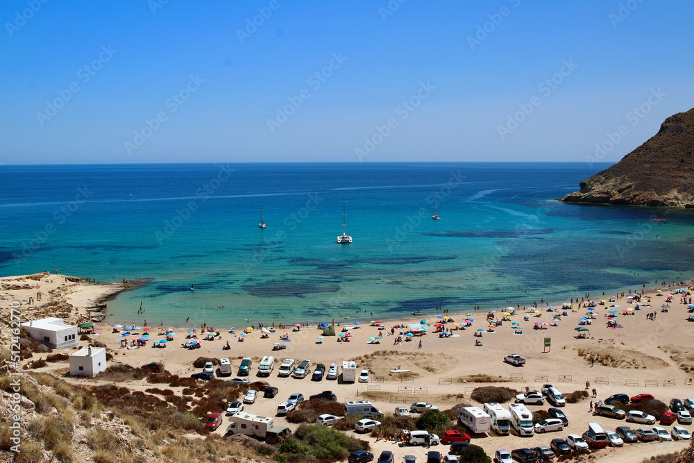 Amazing view of el Playazo de Rodalquilar, one of the most beautiful ...