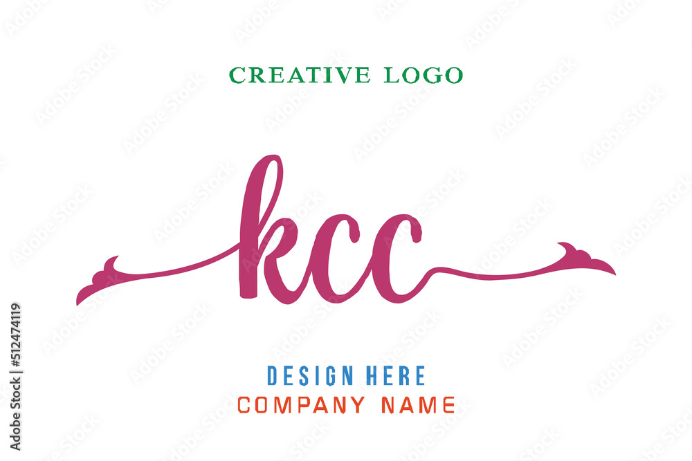 KCC lettering, perfect for company logos, offices, campuses, schools ...