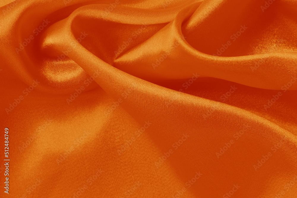 Orange fabric cloth texture for background and design art work ...