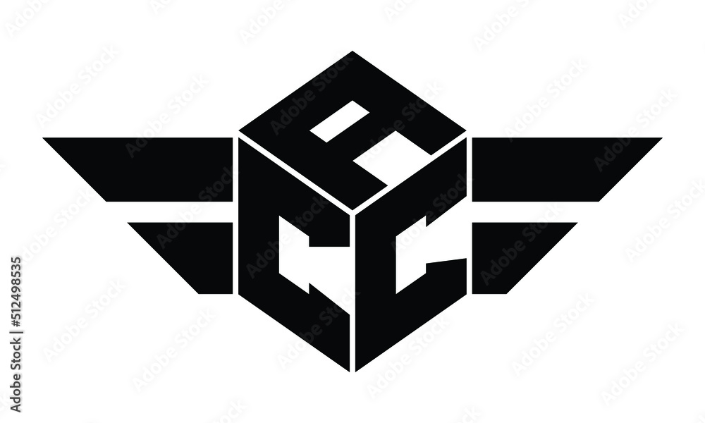 ACC three letter gaming logo in polygon cube shape logo design vector ...