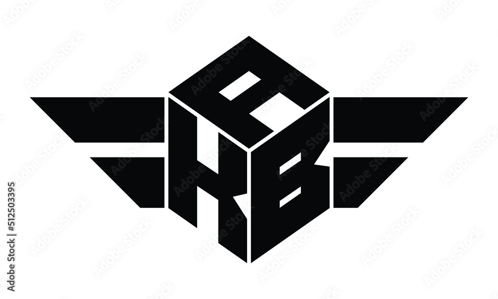 AKB three letter gaming logo in polygon cube shape logo design vector ...