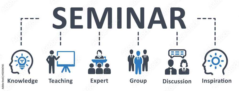 Seminar icon - vector illustration . Seminar, business, meeting ...