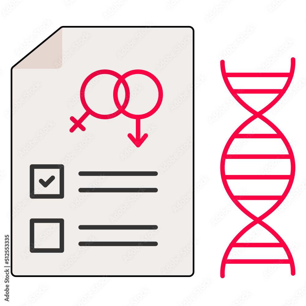 embryos pass genetic testing Vector color Icon Design, In Vitro ...