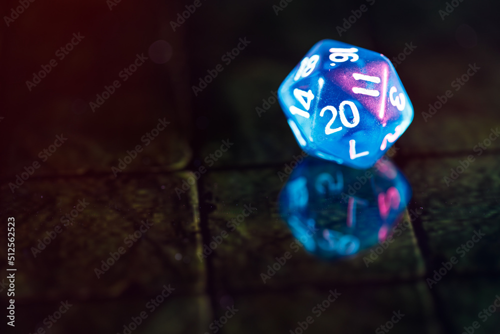 Dice for board game and role-playing game Stock Photo | Adobe Stock