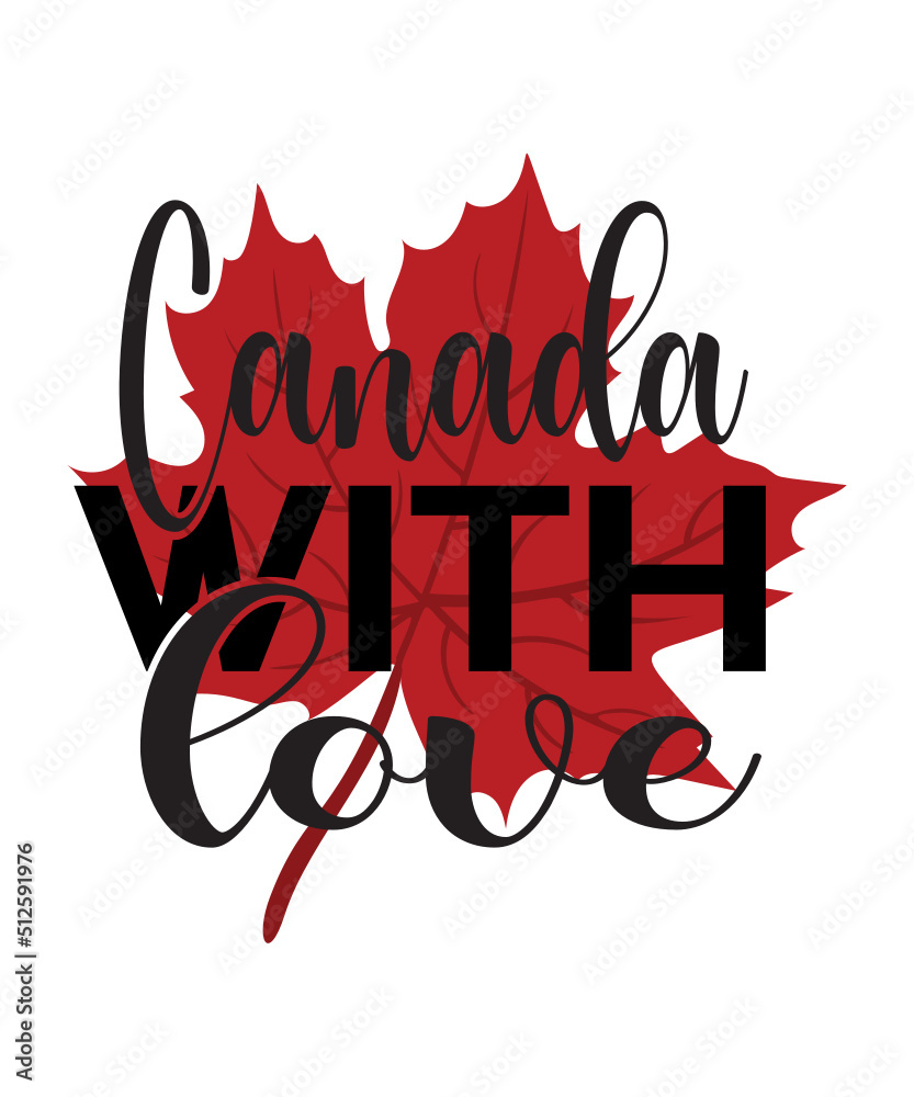 Canada Day Svg Bundle, Canadian Life SVG/PNG/DXF/Jpg/Ai Files for ...