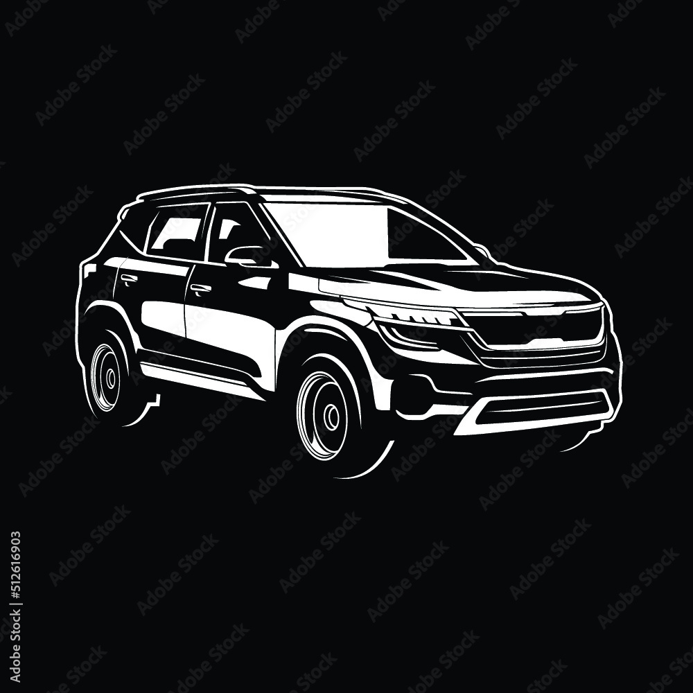 car vector logo illustration of car car logo vector Stock Vector ...