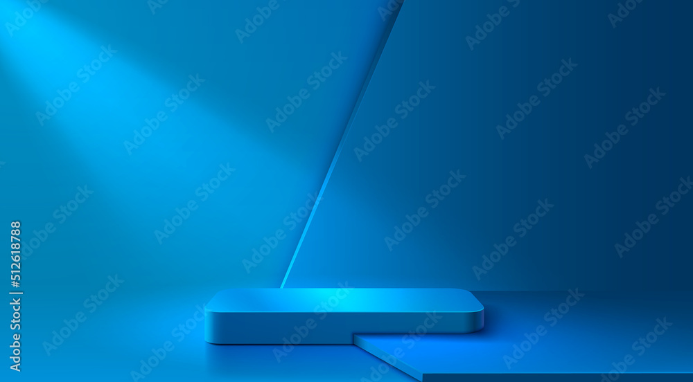 Stage podium with lighting, Stage Podium Scene with for Award, Decor ...