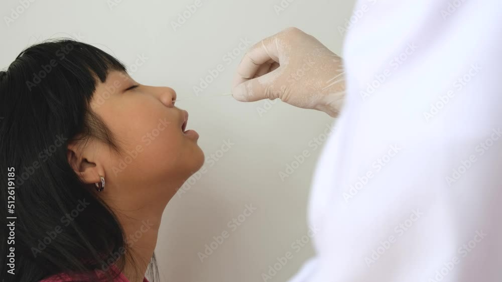 Healthcare workers are testing COVID-19 RAPID SARS-COV2 Antigen Test ...