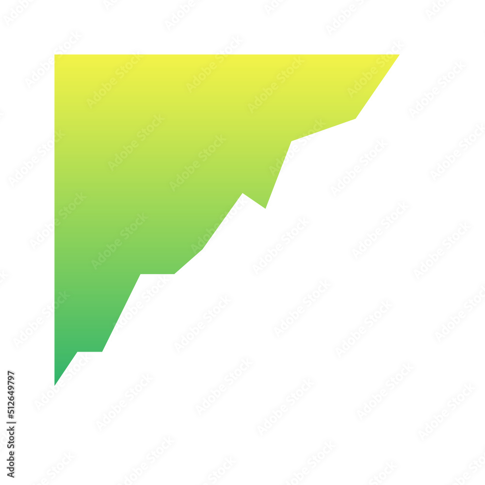 gradient corner border element Stock Vector | Adobe Stock