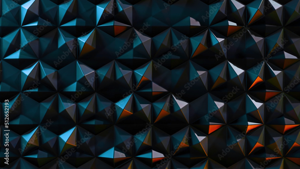 Geometric background of abstract moving triangles. Stock Animation ...