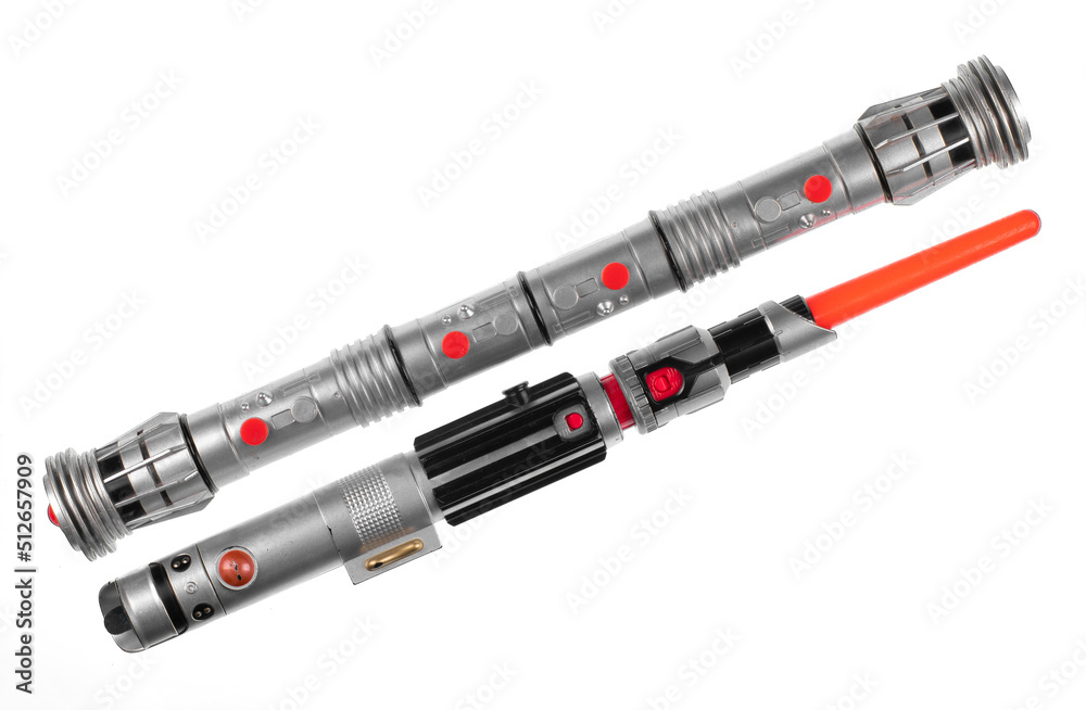 laser sword isolated on white background Stock Photo | Adobe Stock