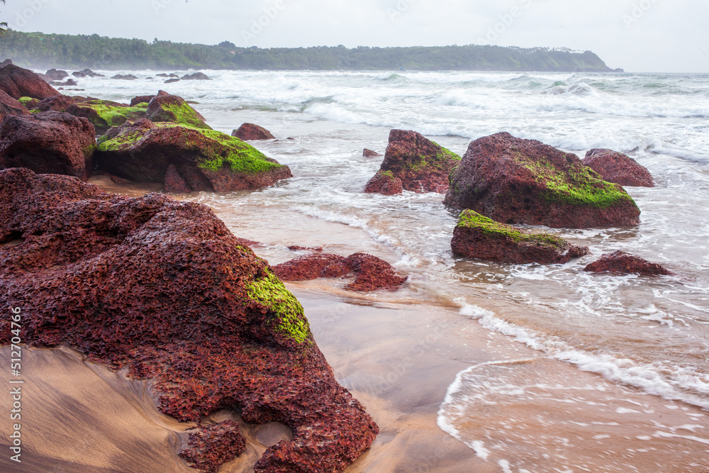 One of the beautiful beaches of Goa is Agonda beach without congestion ...