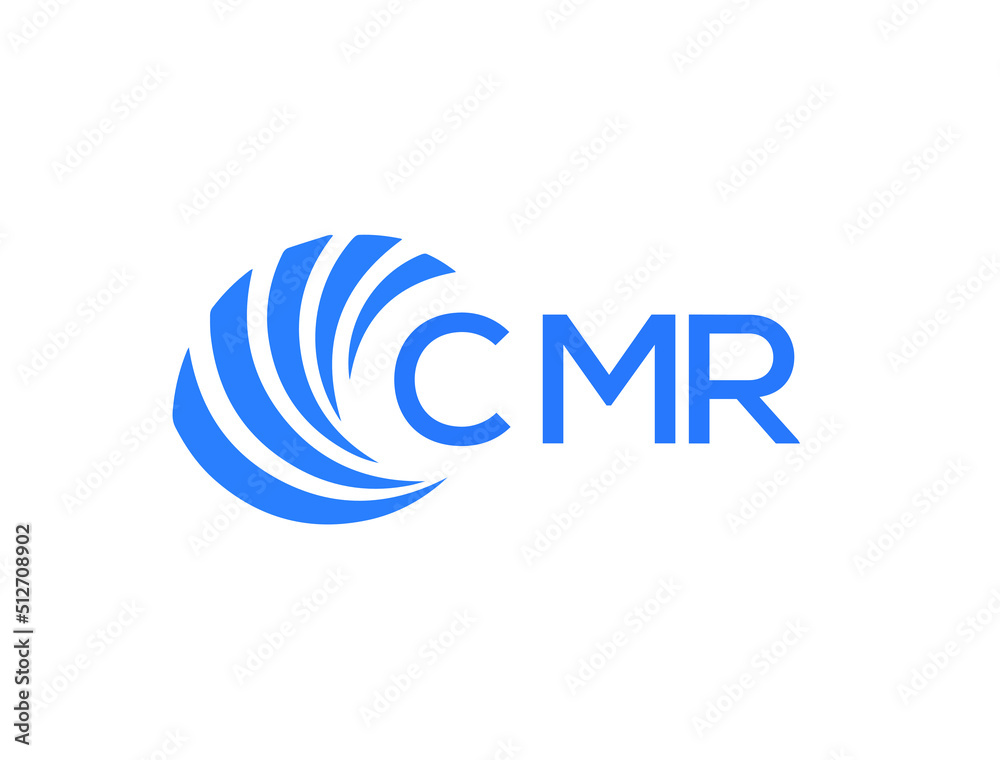 CMR Flat accounting logo design on white background. CMR creative ...