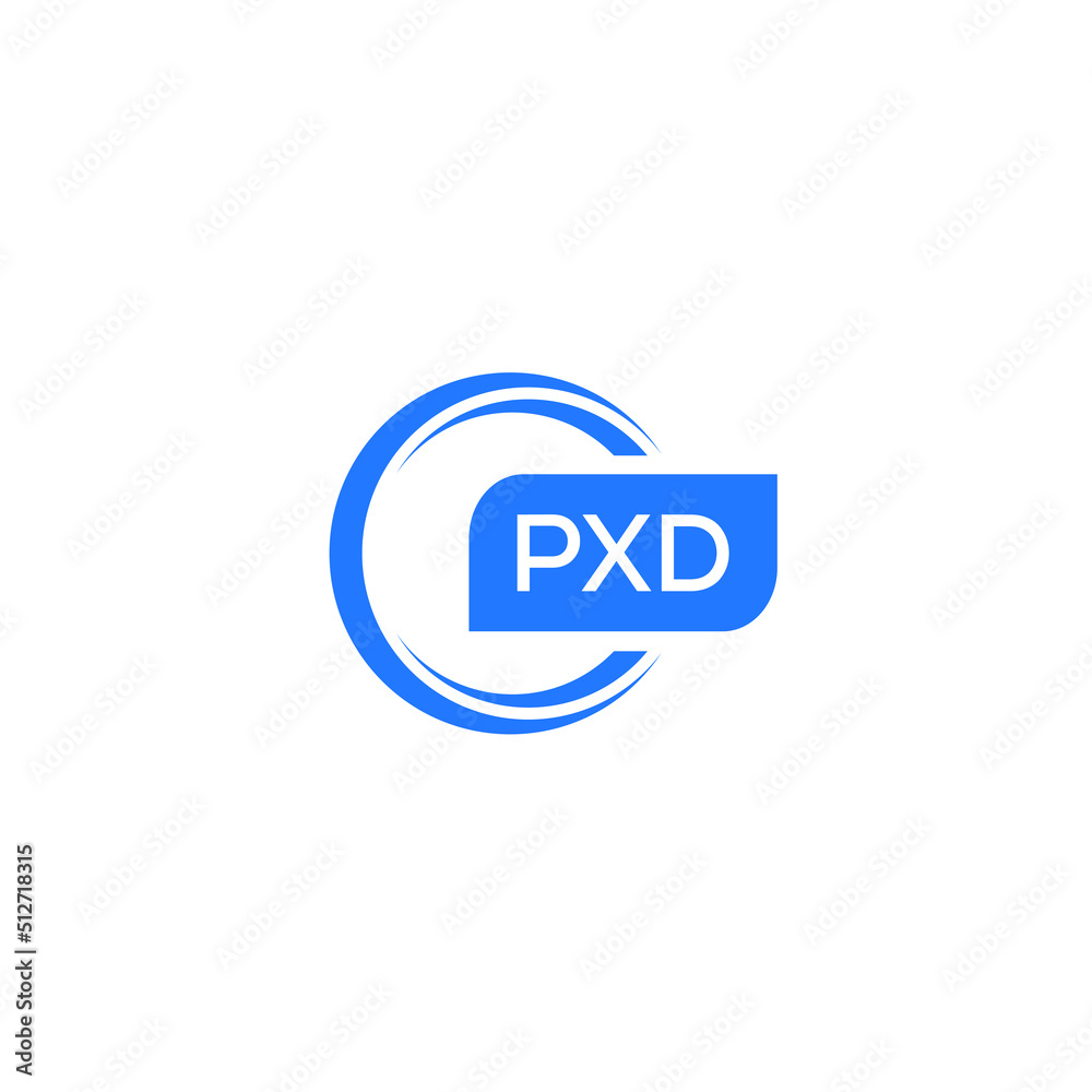 Vetor de PXD letter design for logo and icon.PXD typography for ...