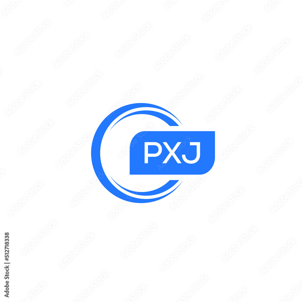 PXJ letter design for logo and icon.PXJ typography for technology, business and real estate ...