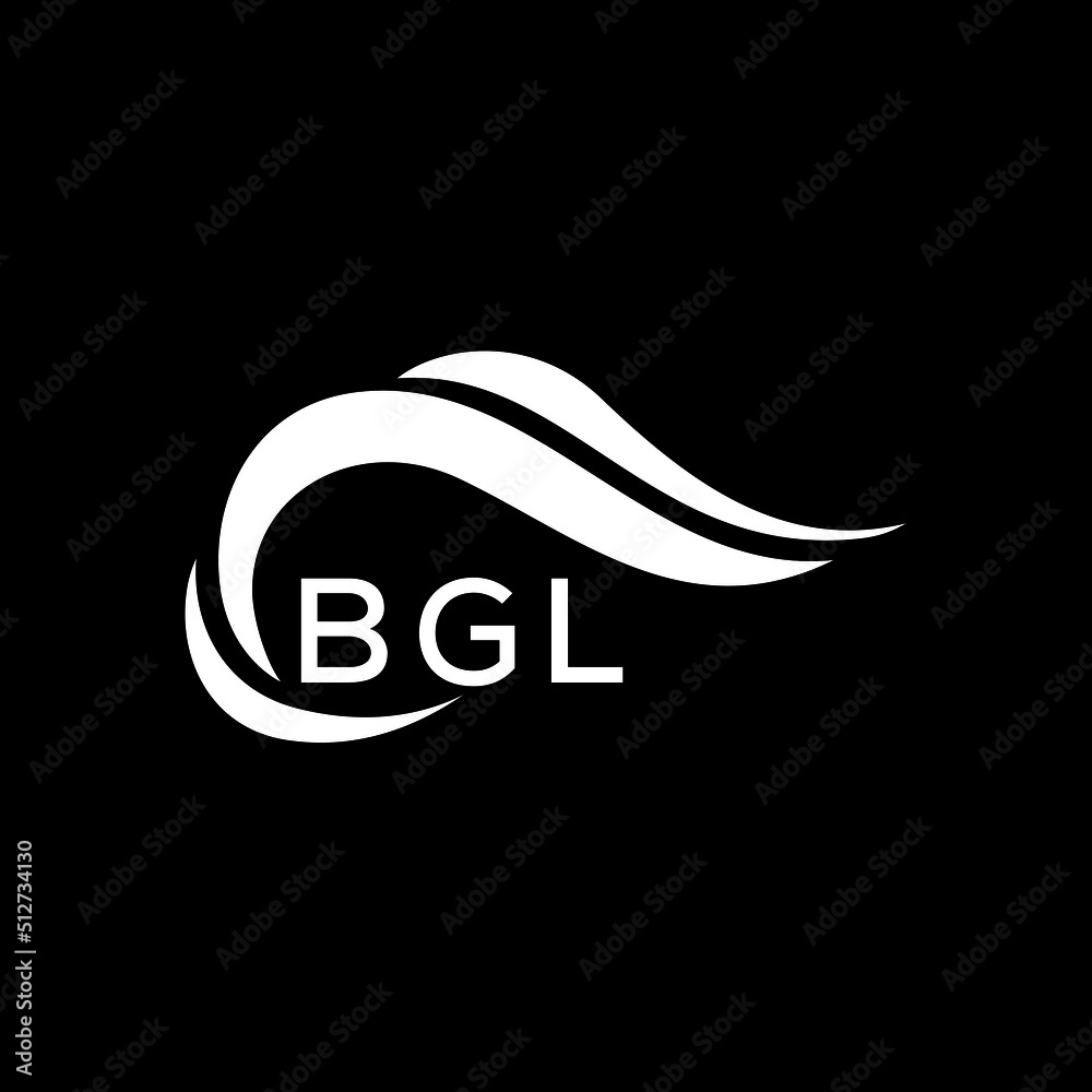 BGL letter logo. BGL best black ground vector image. BGL letter logo ...