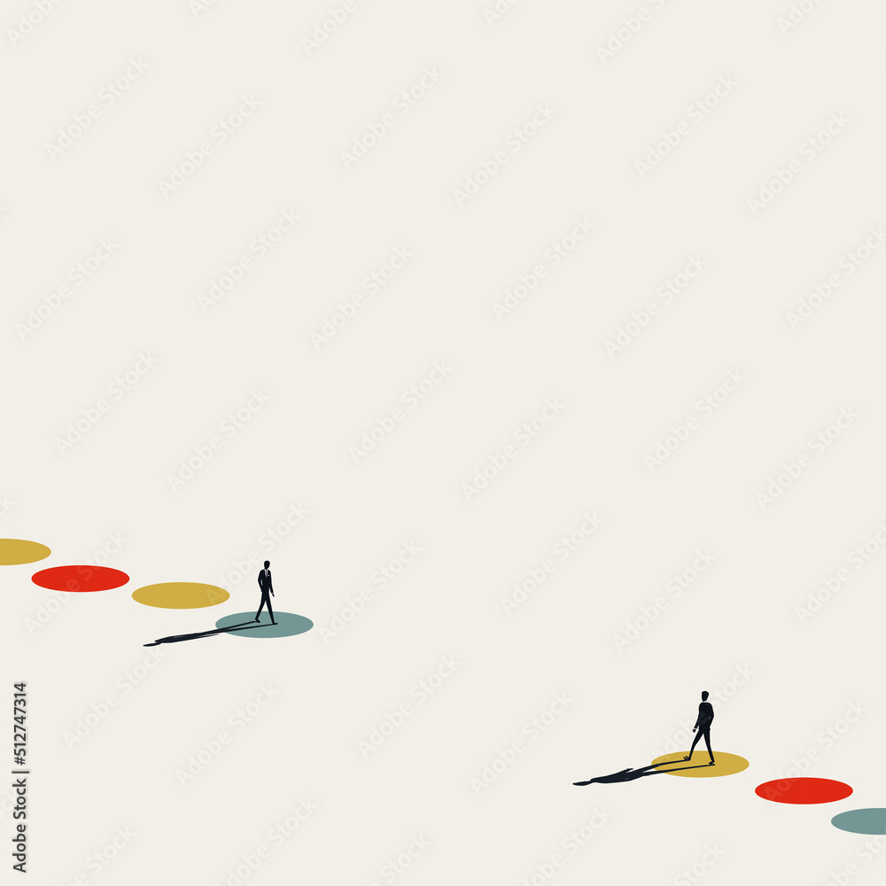 Business partnership and cooperation vector concept. Symbol of ...