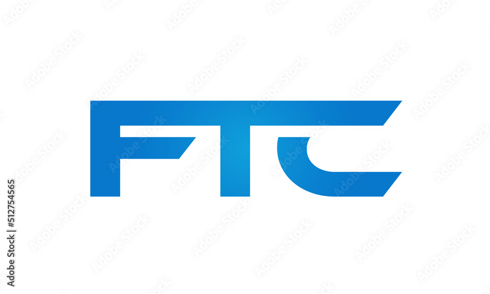 FTC letters Joined logo design connect letters with chin logo logotype ...
