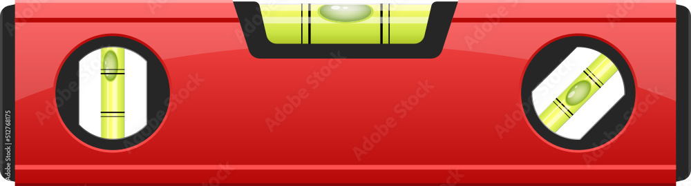 Bubble level clipart design illustration Stock Vector | Adobe Stock