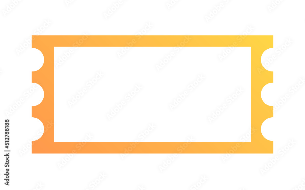 gradient ticket text box Stock Vector | Adobe Stock