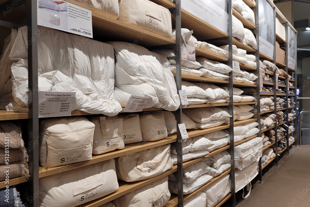 KL, MALAYSIA - 20 JUNE 2022: Interior view of Muji Store in Mid Valley ...