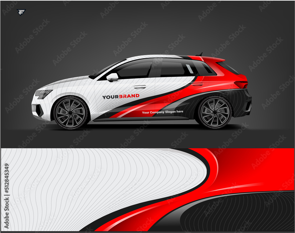 Car Wrap Design. Design modern eye catching ready use. place your logo ...