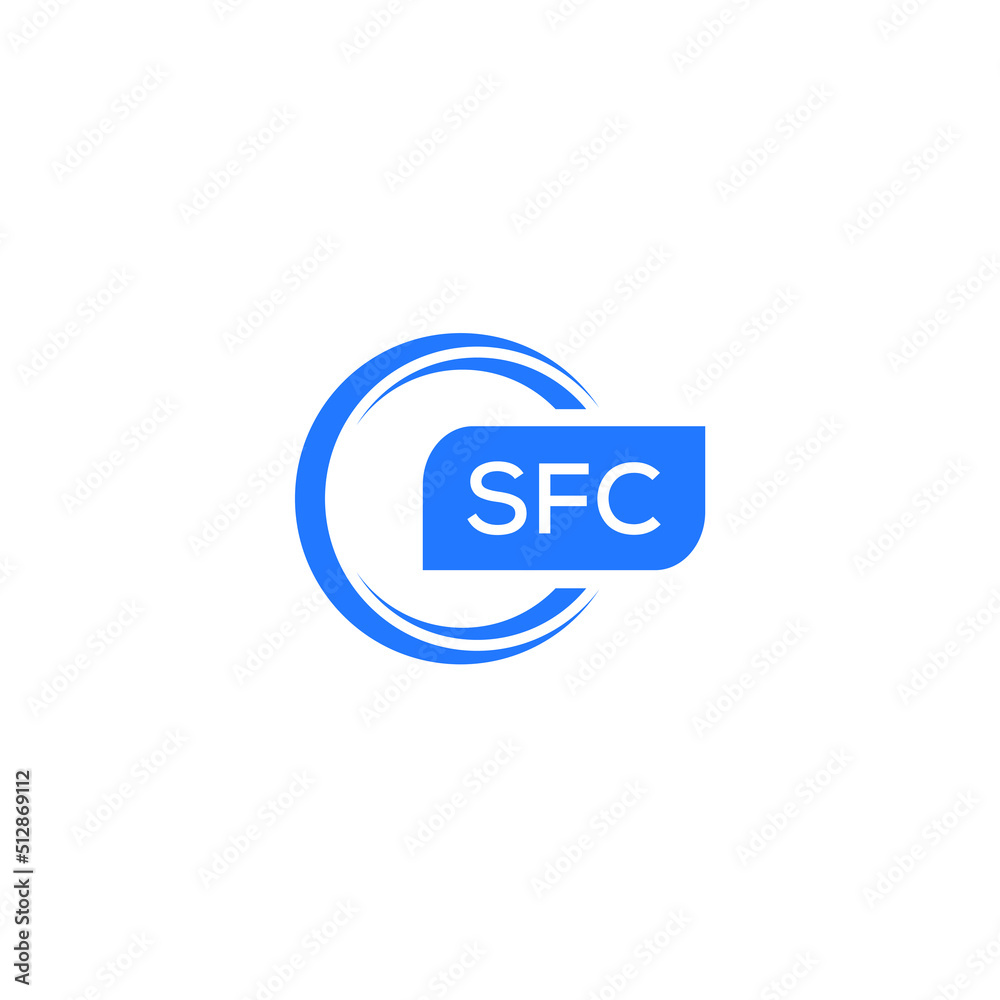 SFC letter design for logo and icon.SFC typography for technology ...