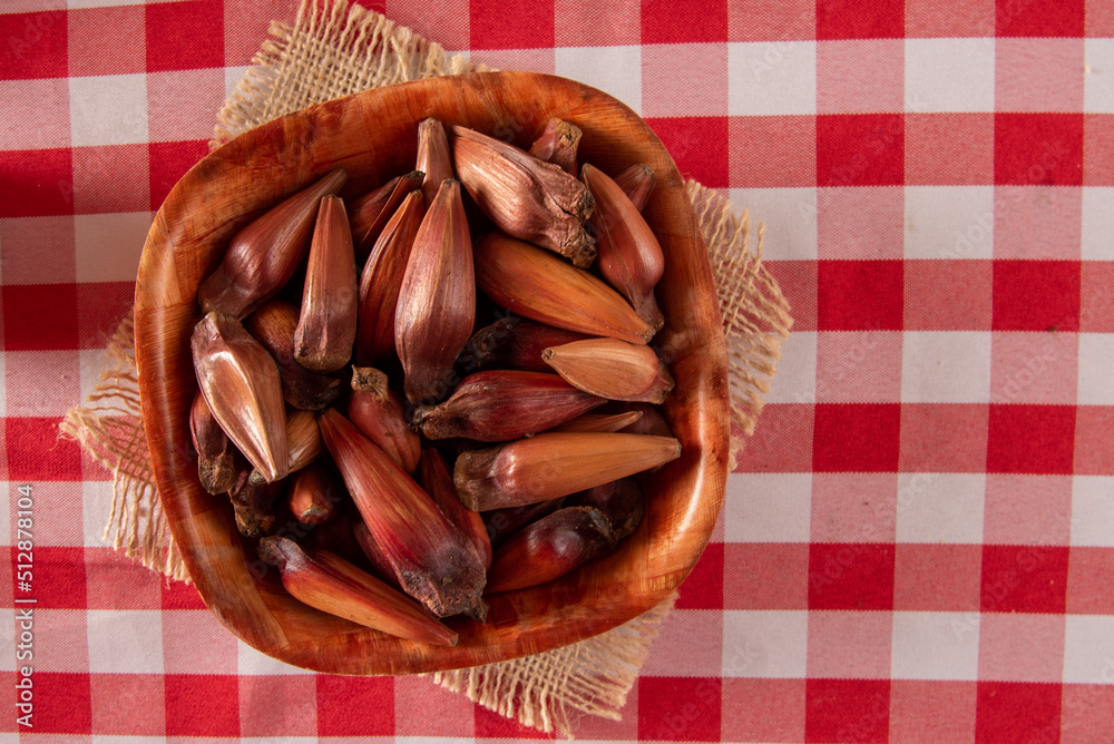 Table of brazilian festa junina. Pinhão Stock Photo | Adobe Stock