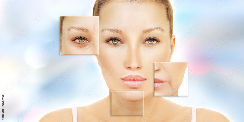 Ageing skin ,internal and external causes of skin aging, signs of skin ...