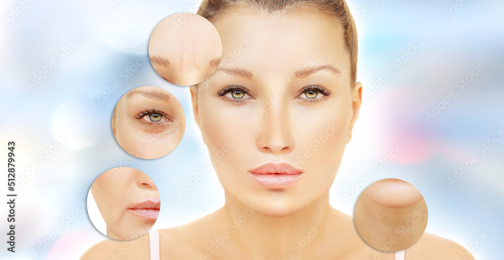 Ageing skin ,internal and external causes of skin aging, signs of skin ...