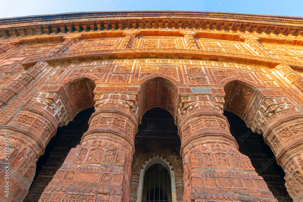 Famous terracotta (fired clay of a brownish-red colour, used as ...