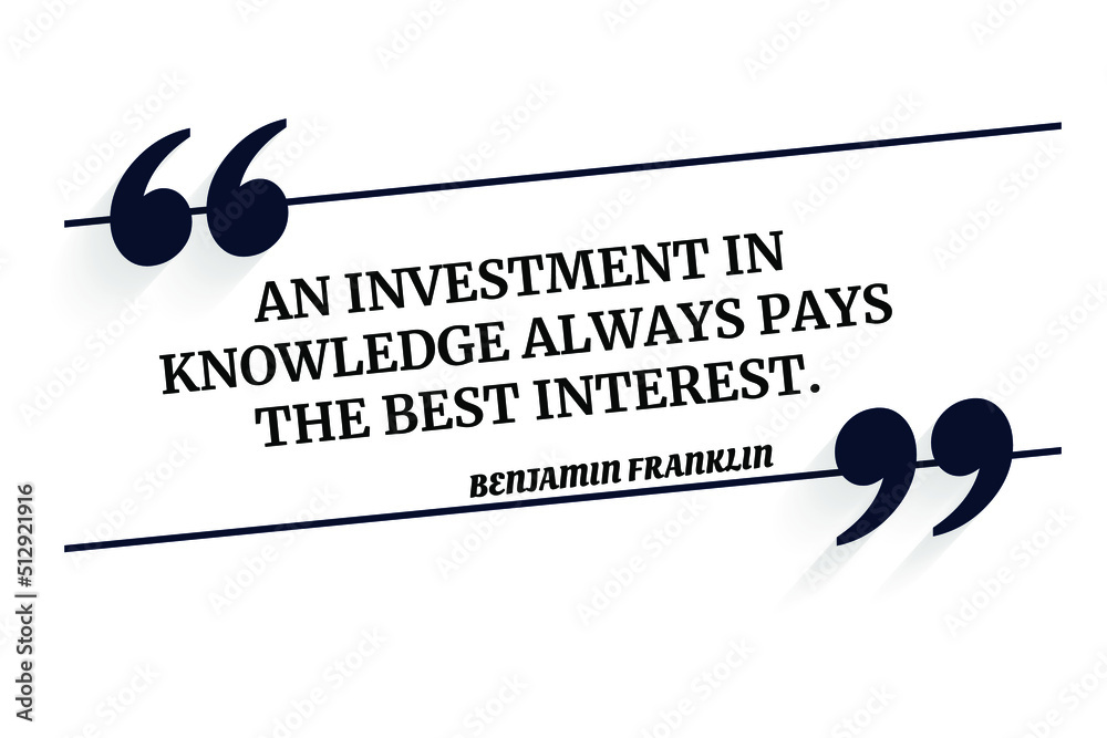 Vector illustration of inspirational and motivational quote. An ...