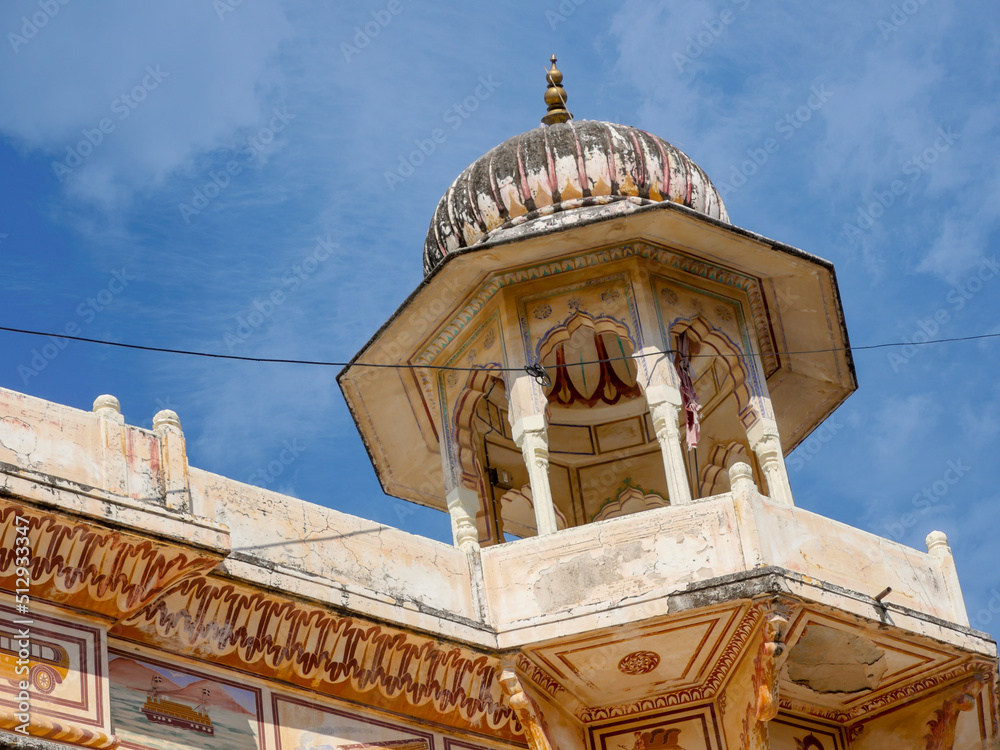 Old building in Indian rural area village. Old Indian building ...