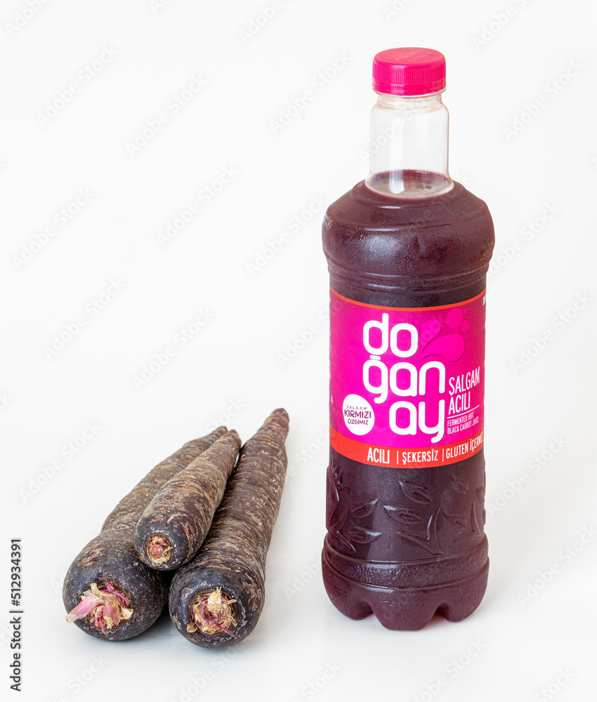 03 June 2022, Antalya, Turkey: Popular turkish traditional beverage ...