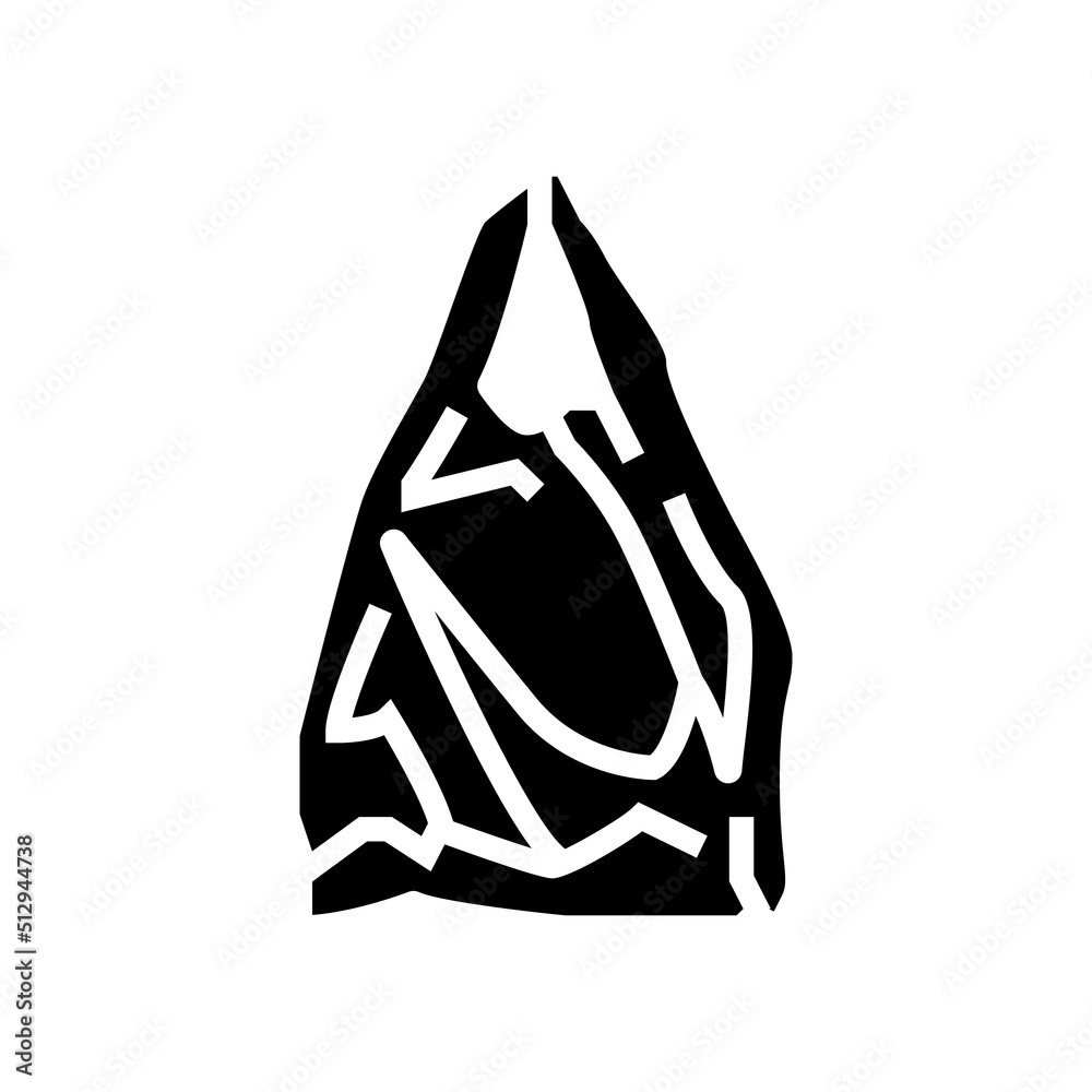 plastic bag glyph icon vector. plastic bag sign. isolated symbol ...