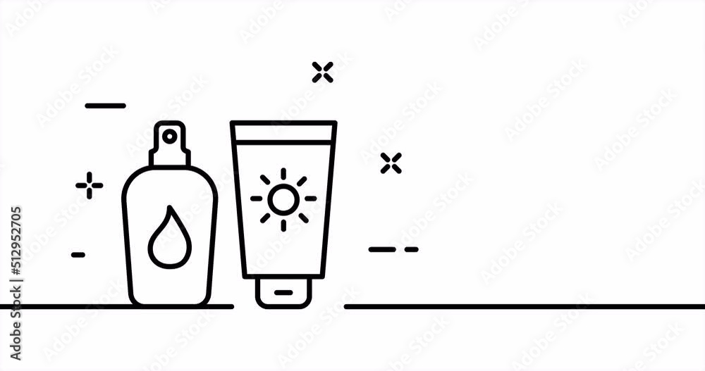 Sunscreen. Skin care, moisturizer, spf, sun, water drop, for face and ...