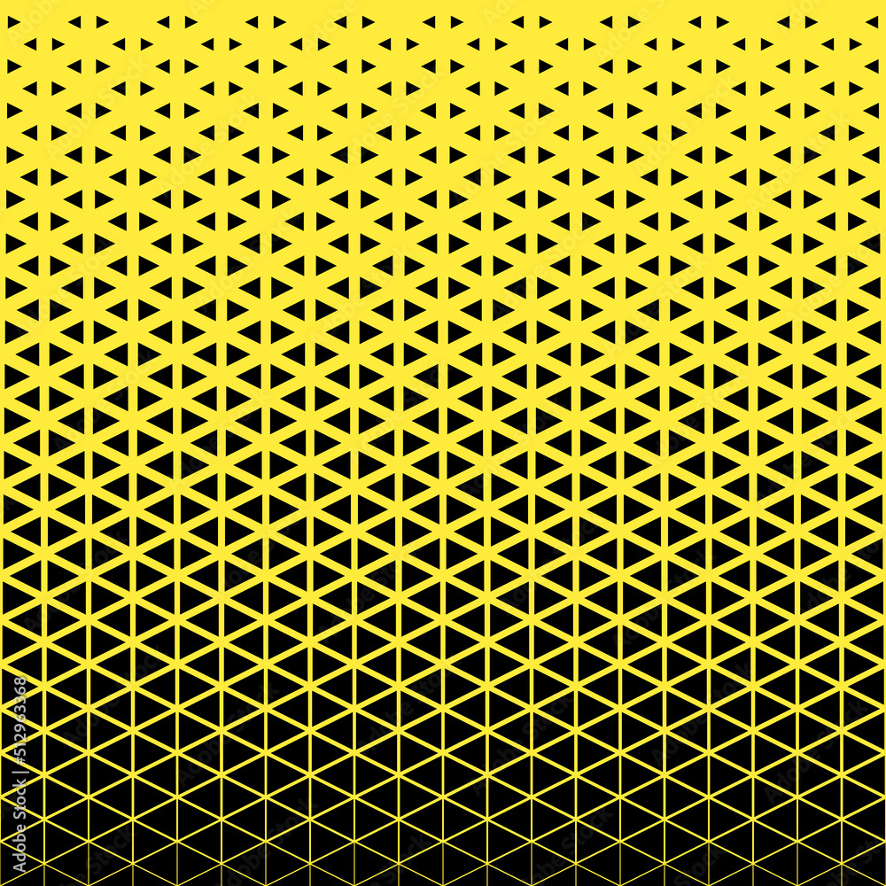 Abstract Seamless Geometric Triangle Pattern Mosaic Background Of Black Triangles Evenly