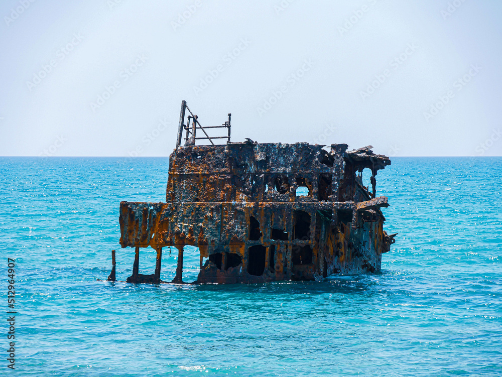 Akrotiri Shipwreck off the coast of the British Sovereign Base of ...