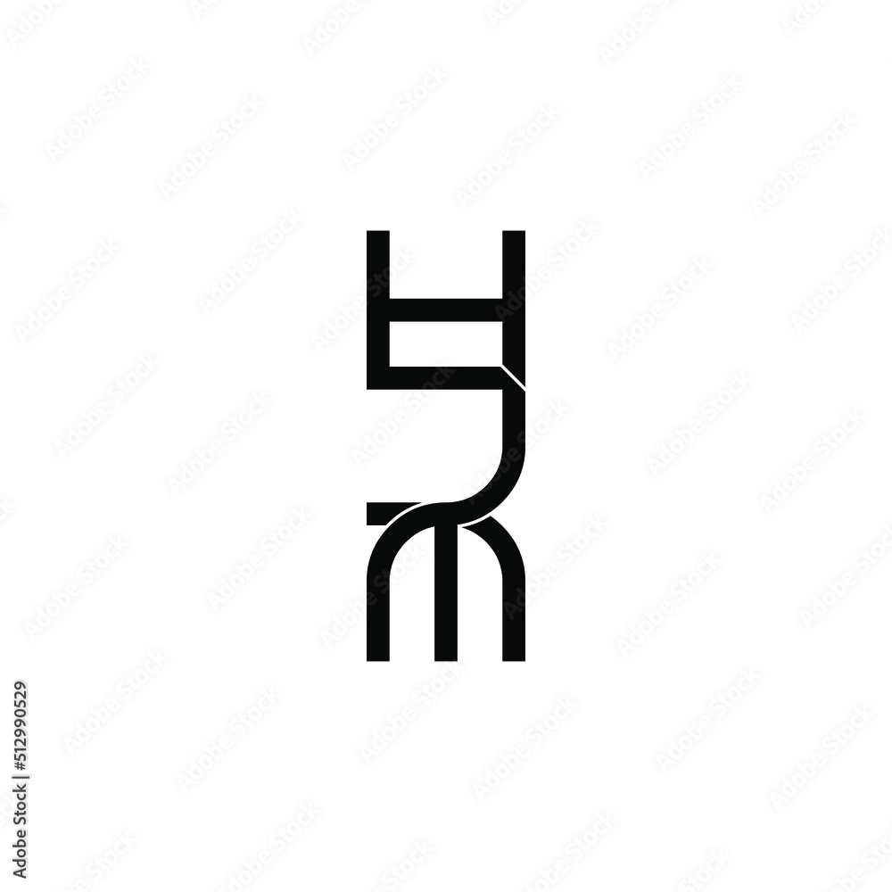 hjm letter original monogram logo design Stock Vector | Adobe Stock