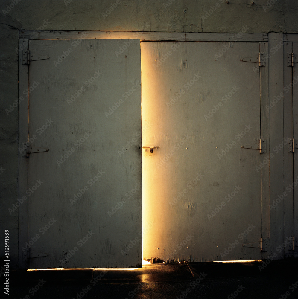 Light shining through door Stock Photo | Adobe Stock