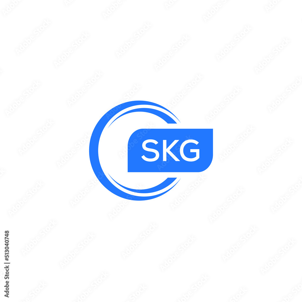 SKG letter design for logo and icon.SKG typography for technology ...