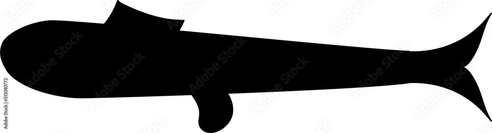 Set of cartoon fishes. Modern flat fishes, Isolated fish. Flat design ...